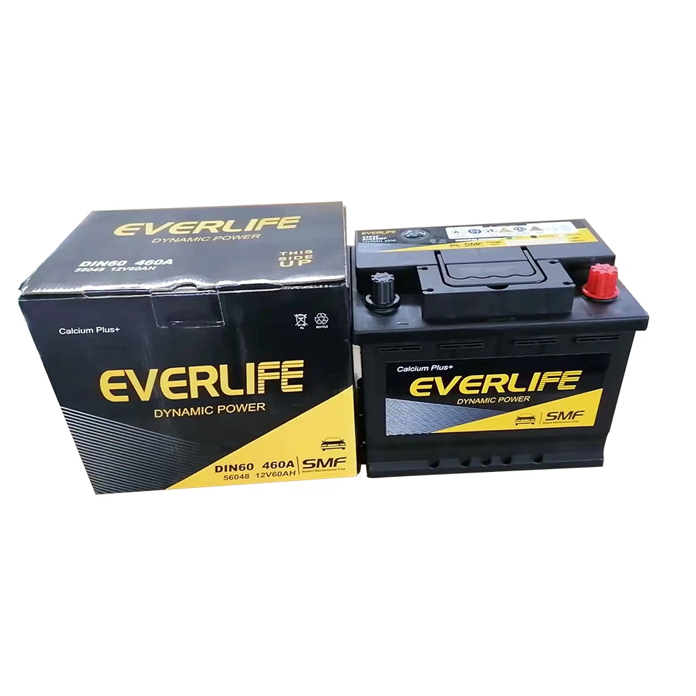 Maintenance-free Auto Battery 12v 60ah Lead Acid Batteries For Oem ...