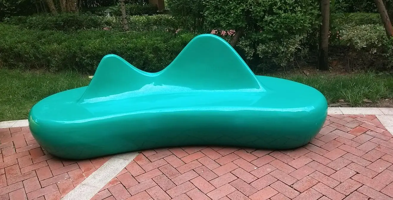 Garden Fiberglass Benches - Stylish Outdoor Furniture