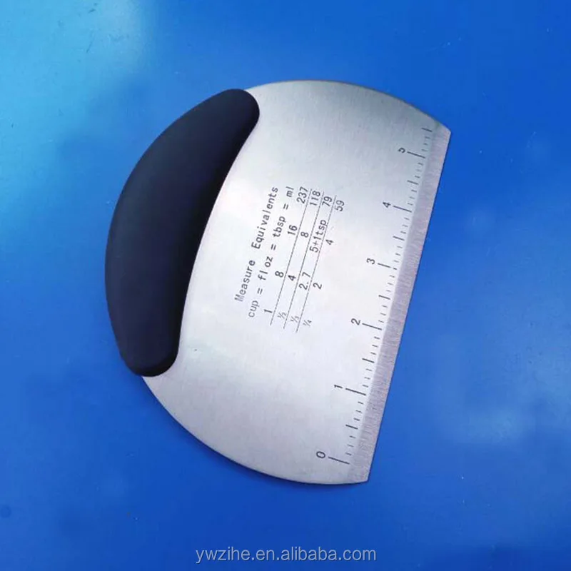 Baking Supplies Shaving Cutter Scale Cutters Pizza Dough Scraper Bread ...