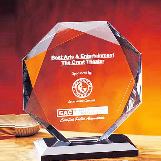 Round Crystal Plaque Design,Jagged Crystal,Award Plaque - Buy Round ...