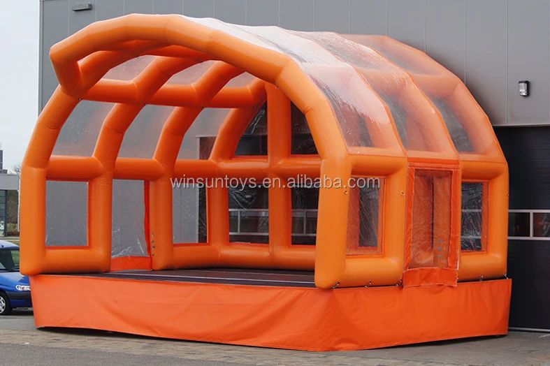 Air Seal Shell Shape Inflatable Stage For Band,Inflatable Outdoor ...