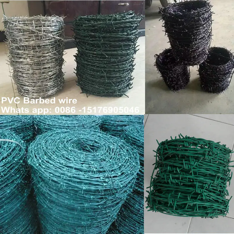 12 Swg Galvanized Iron Barbed Wire With 4 Points - Buy Swg12 Barbed ...