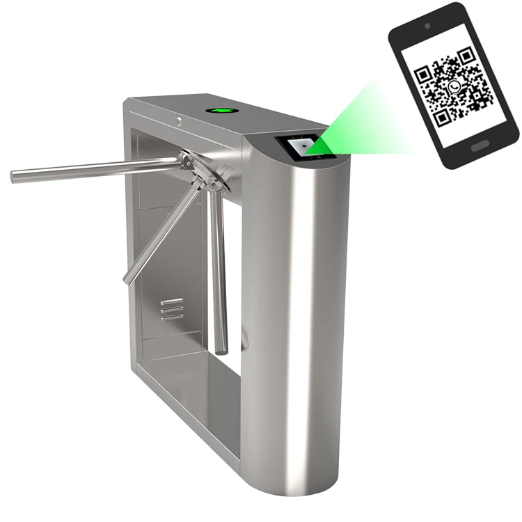 Barcode Scanner Turnstile Gate Triopod Ticket Tripod Turnstile With ...