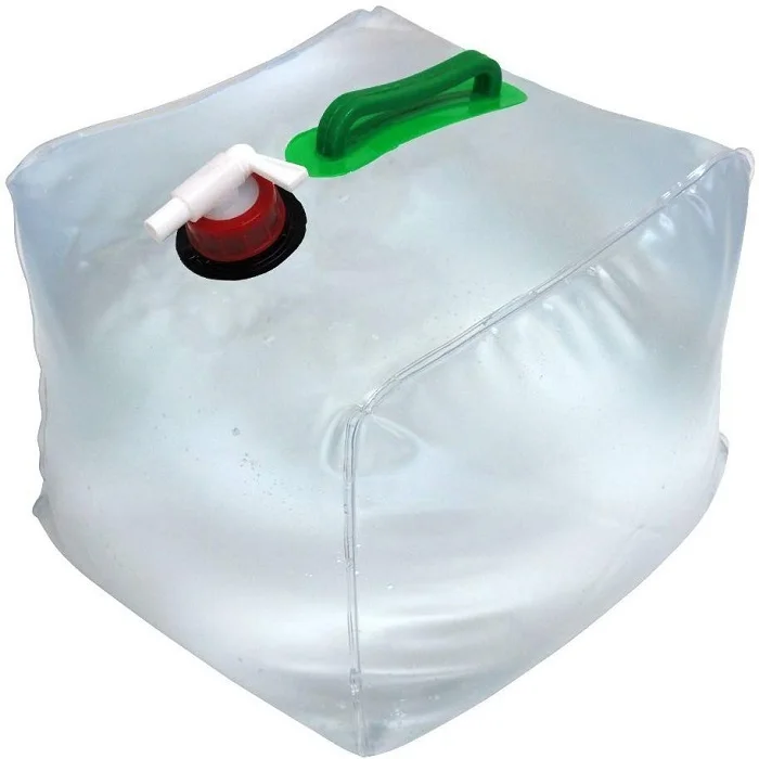 Gallon Size Plastic Transparent Expandable Water Storage Container ...