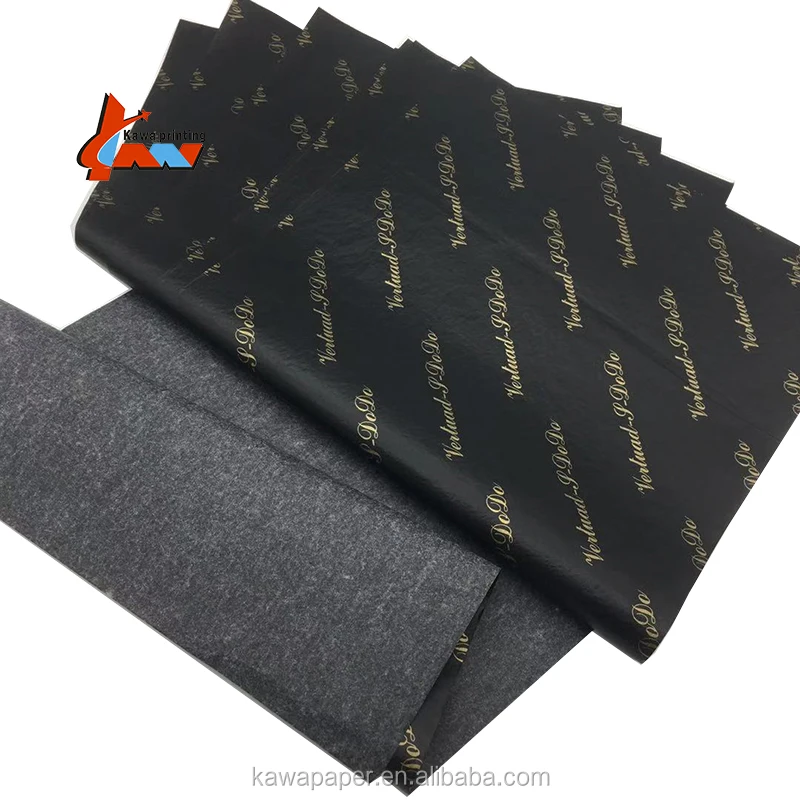 Custom Design Black Tissue Paper Silk Paper Sheets Wrapping Paper - Buy ...