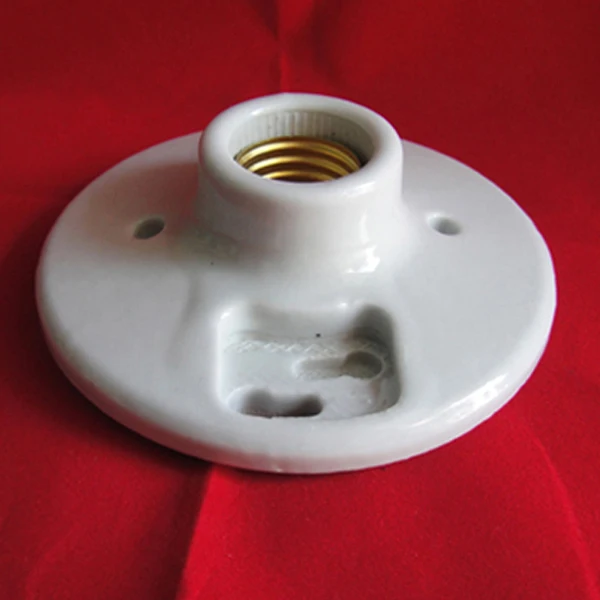 Lamp Lighting Accessories Edison Screw Shell Glazed Porcelain Lamp ...