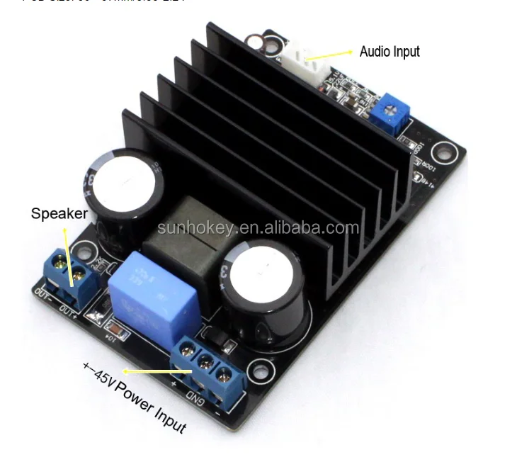 Irs2092 Class D Audio Power Amplifier Amp Kit 200w Mono Assembled Board ...
