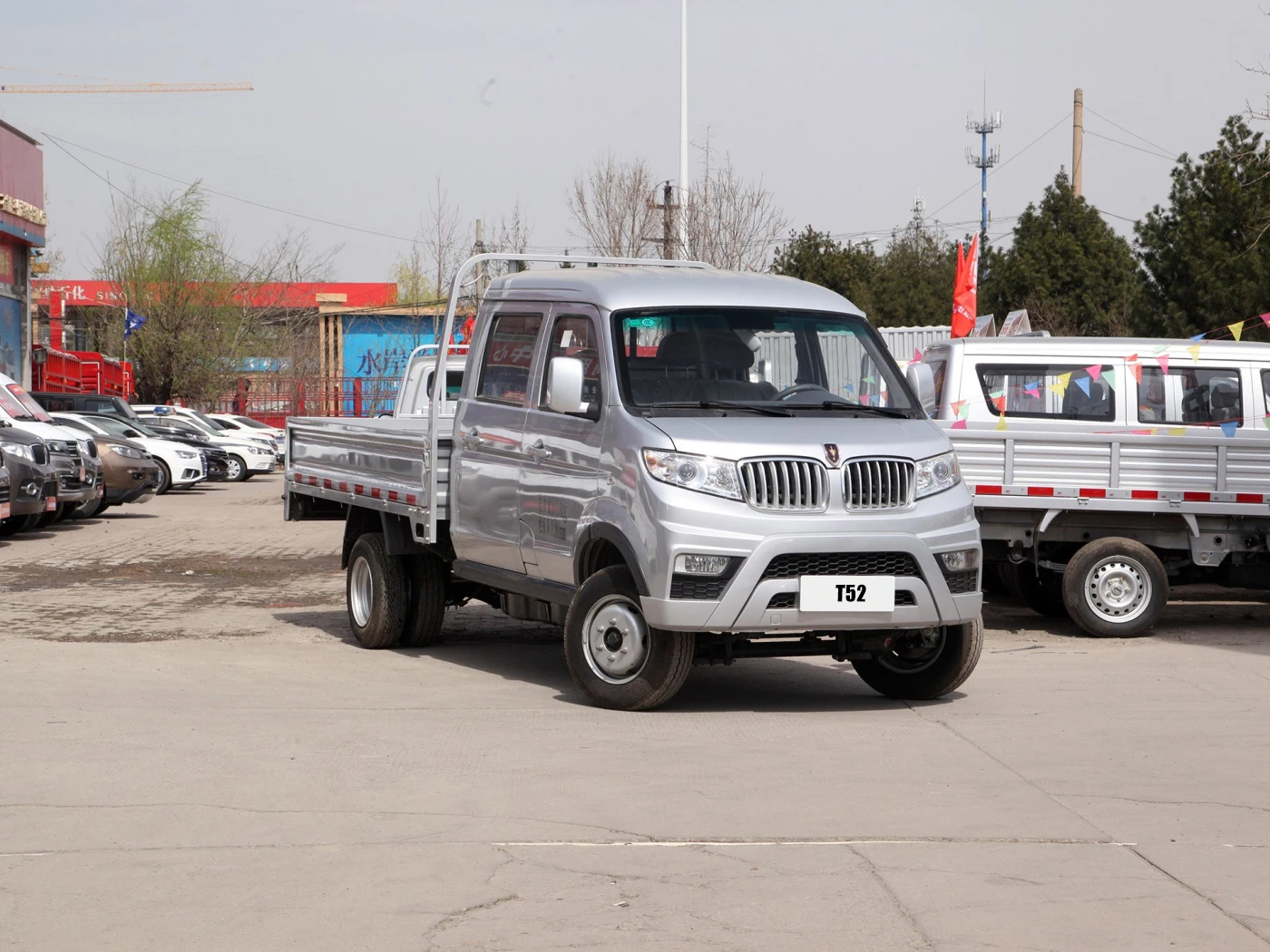Swm Motor Double Row Pickup Truck For Household Cargo Transportation ...