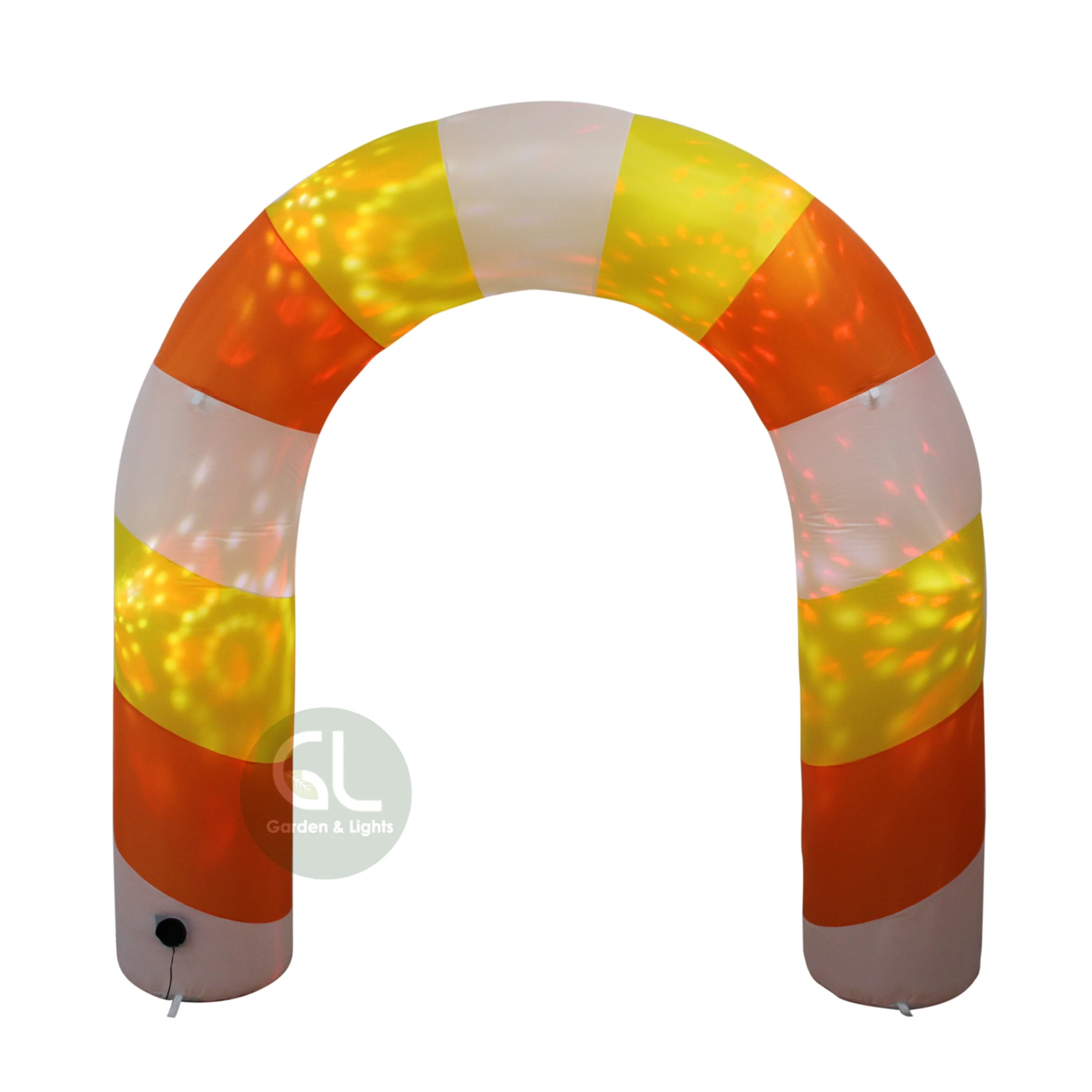 8ft Christmas Inflatable Candy Corn Archway,Giant Inflatable Candy Cane ...