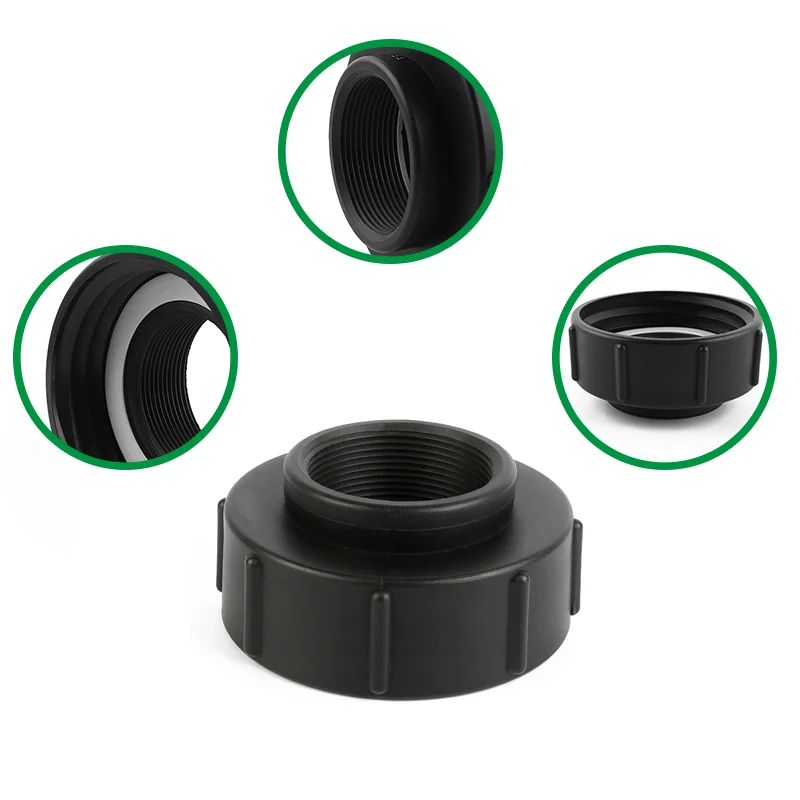 IBC Tank Adapter with DN80 Female S100X8 to BSP/NPT Female Fine Thread ...