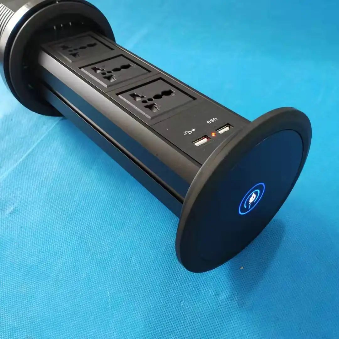 Motorized Pop Up Vertical Tabletop Power Data Socket /motorized ...