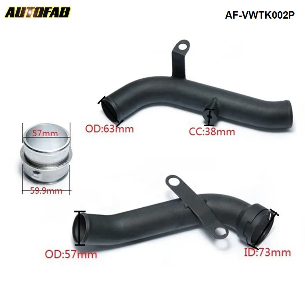 Autofab Discharge Pipe Conversion Boost Pipe Kit For Vw Golf Mk6 Mk5