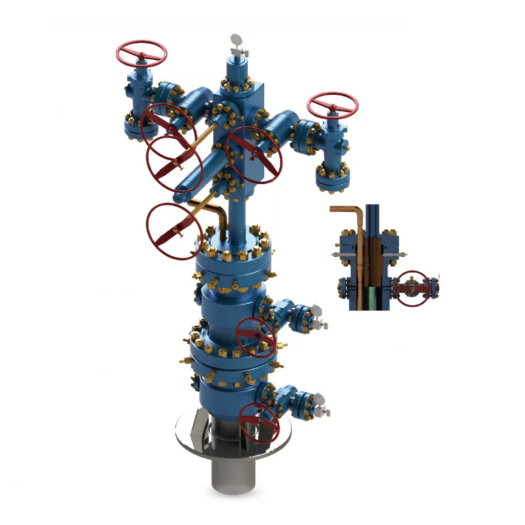 API 6A Wellhead Electric Submersible Pump Wellhead Christmas Tree ...