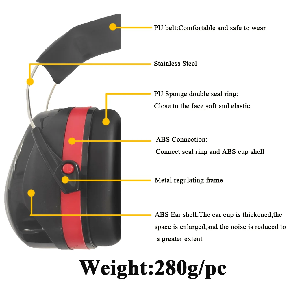 High Quality Industrial Safety Ear Muffs Hearing Protection Earmuffs ...