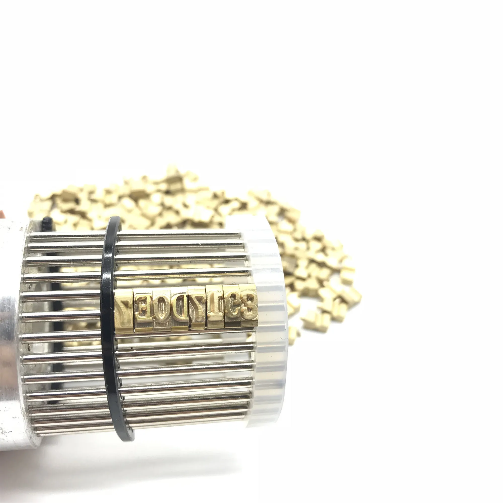 Brass Material Alphabet Letter Fonts for Heat Press Machines