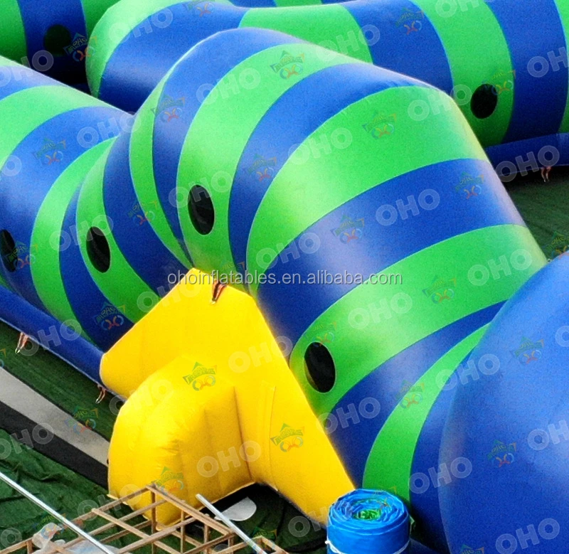 Guangzhou Oho Inflatable Worm Obstacle Course For Adults Kids - Buy ...