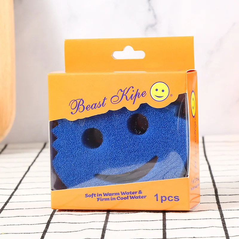 Smiley Face Magic Clean Wipe Smiley Face Sponge Wipe Honeycomb Sponge ...