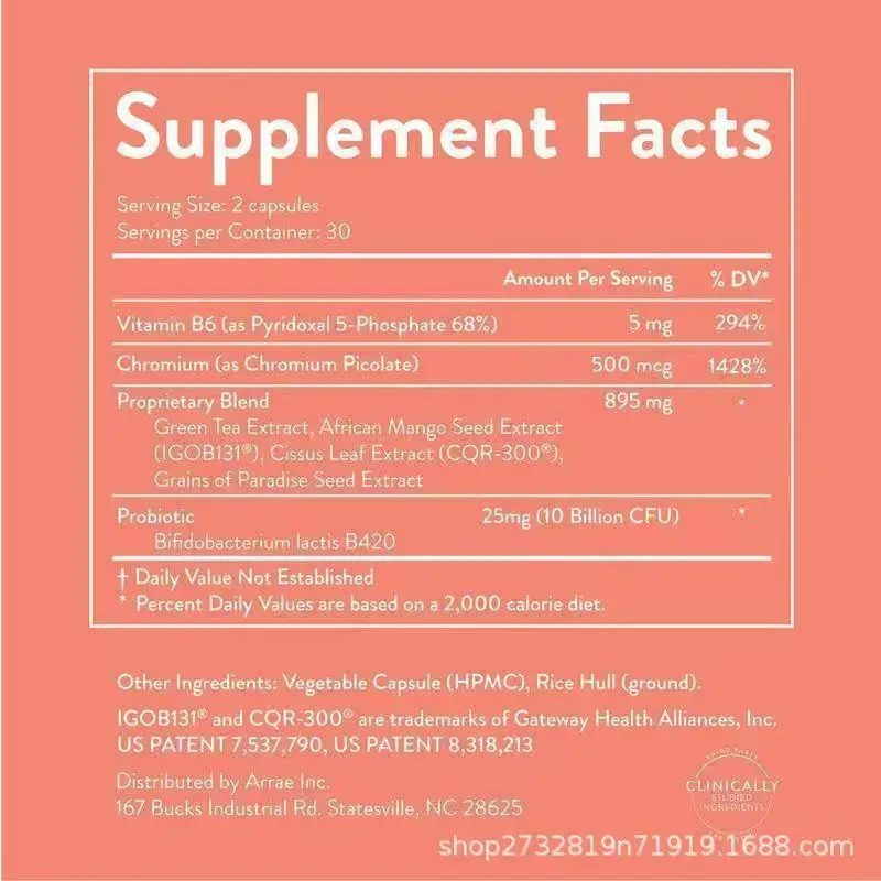 Arrae MB-1 Calm Dietary Supplement Capsules for Stress Relief