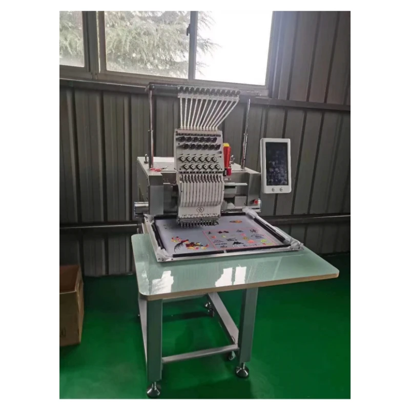 Taiwan Shuhong Single Head 12 Needle Embroidery Machine Hat Logo T ...