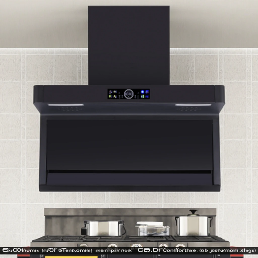 Heavy-Duty Electric Wall-Mounted Range Hood with Baffle Filter Kitchen ...