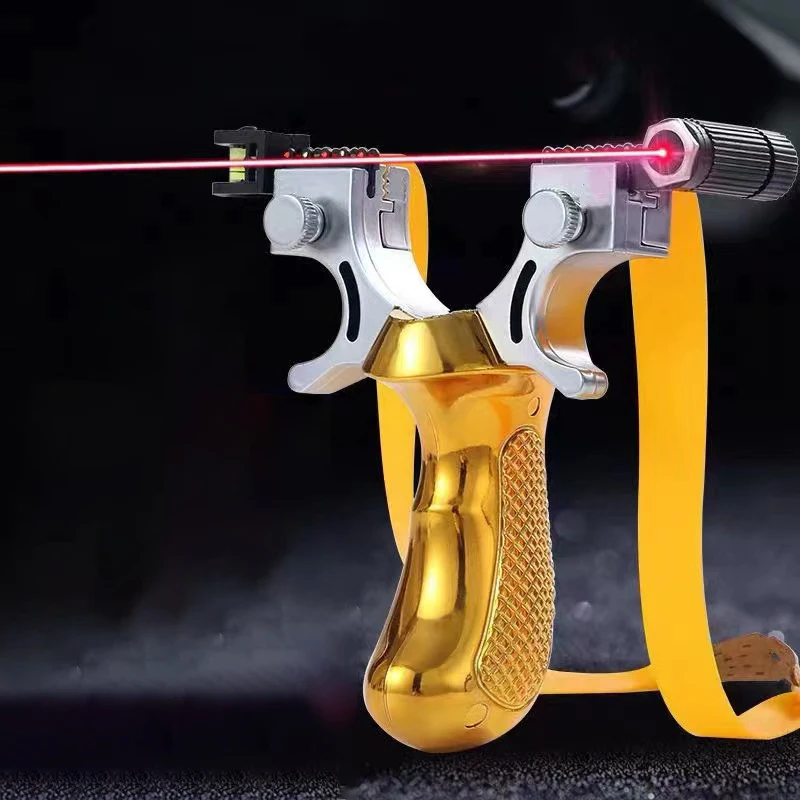Hunting Slingshot Powerful Slingshot With Laser Sight Crossbow Hunting ...
