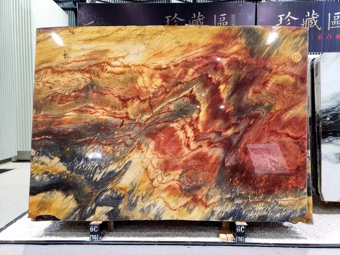 Jacaranda Exotic Granite Slabs - Red Quartzite Tiles