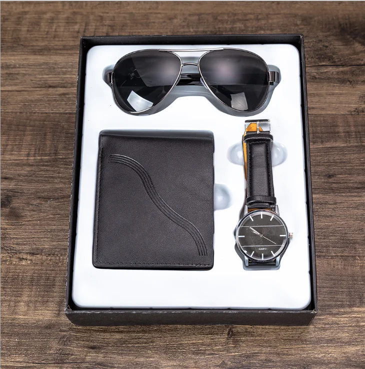 Wholesale Wristwatch Men Watch Leather Quartz Watches Men's Festival ...