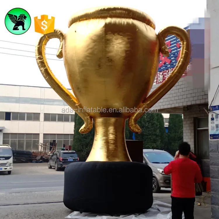 10ft High Giant Golden Inflatable Trophy Customized 3m Event Trophy ...
