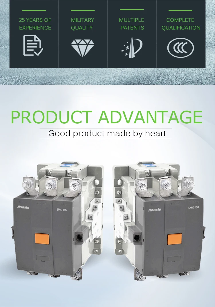 Smc-100 Ac4 Contactor 100 Amp Contactor 220v Coil Ac Electric Magnetic ...