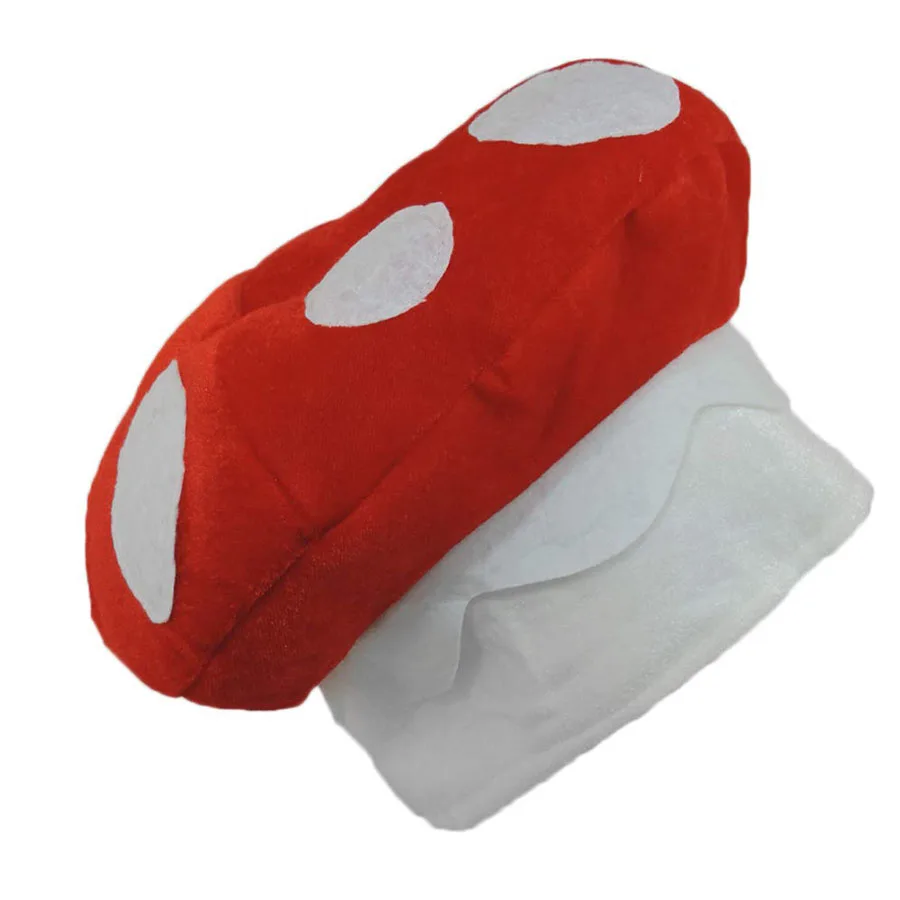 H82 Fancy Dress Mushroom Shape Plush Novelty Hat Cosplay Party Headwear ...