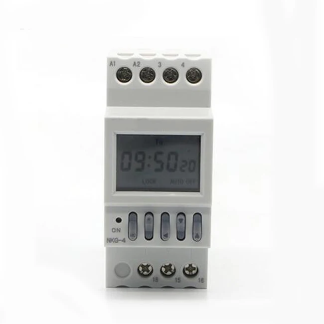 Din Rail Timer Intelligent Microcomputer Auto Bell Ring Timer ...