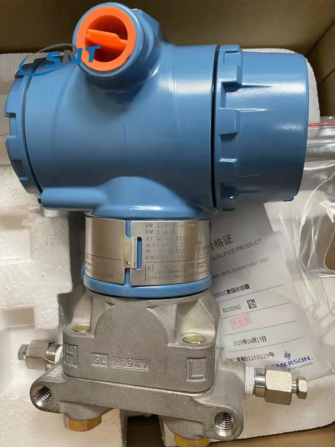 Emerson Rosemountt 3051 Pressure Transmitter 0-150 PSI with Manifold ...