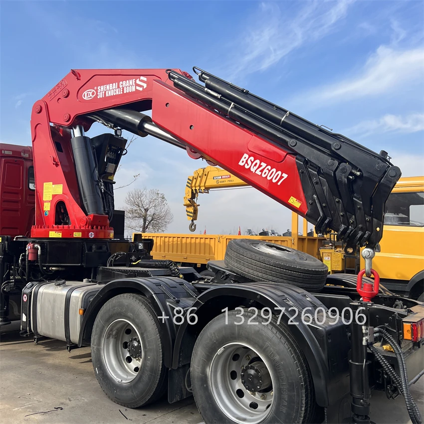 China Factory Hydraulic Folding Truck Mount Knuckle Crane Remote ...