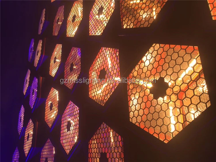 Traditional Light Bulb Hexagon Stage Background Light Retro Strobe ...