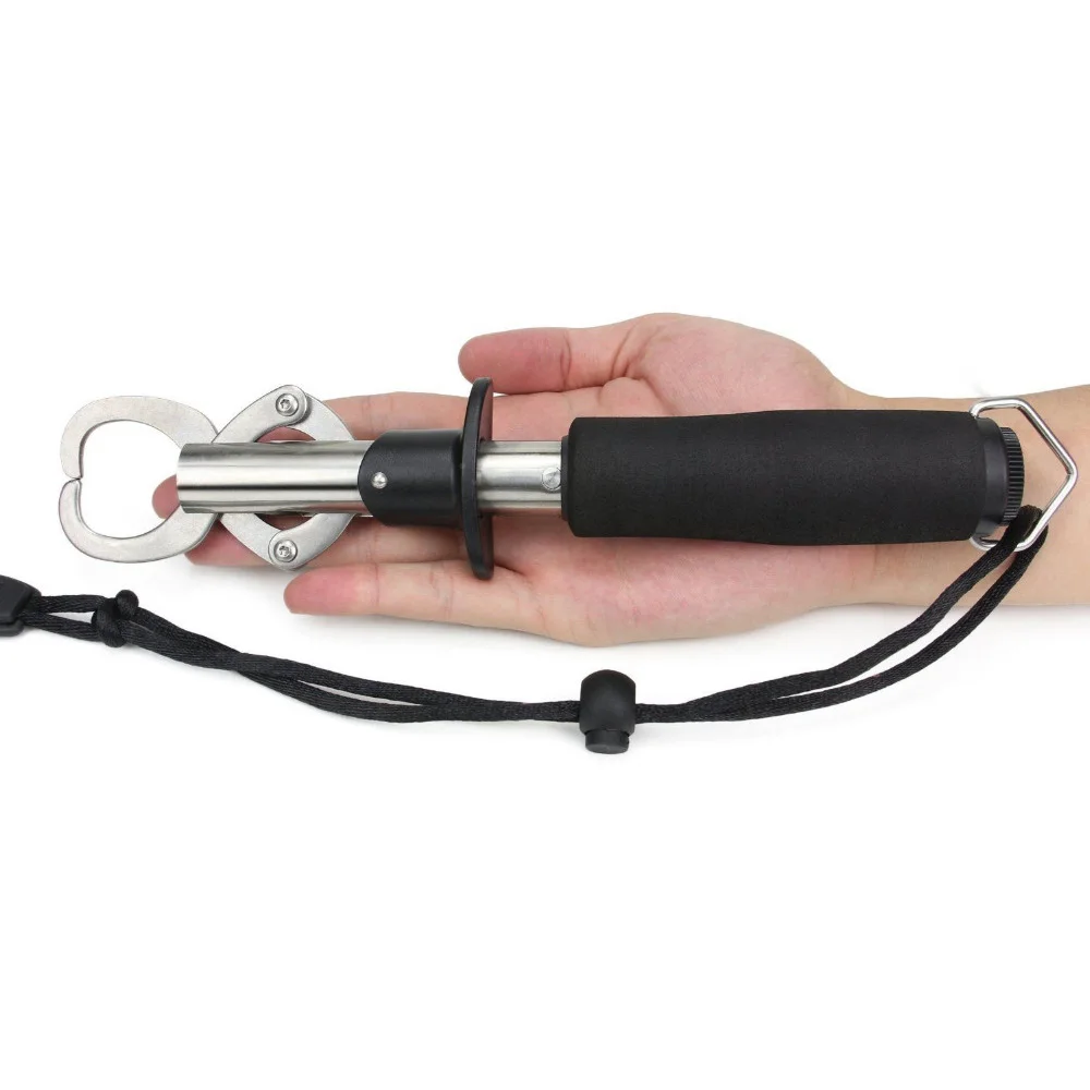 15kgstainless Steel Fish Lip Grip Grabber Fishing Gripper With Weight ...