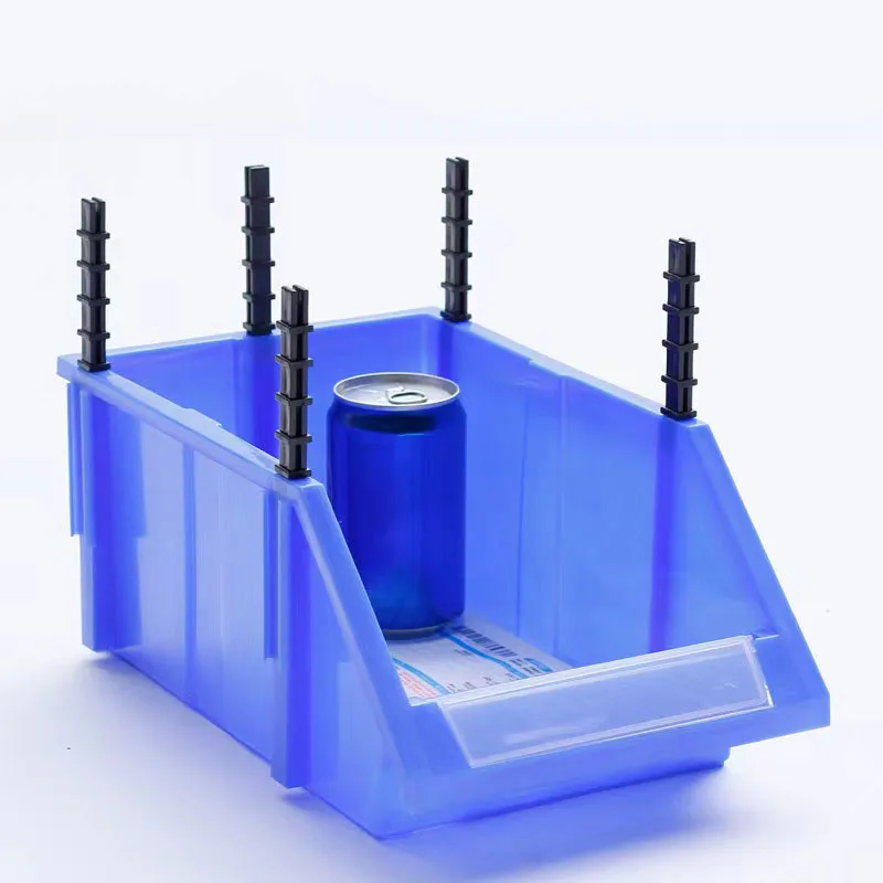Stackable Small Parts Storage Bin Box Warehouse Packing Plastic Blue ...