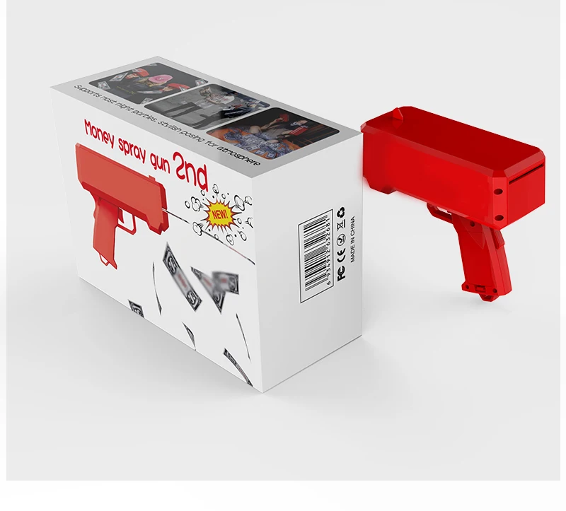 Customizable Logo Money Gun Cash Cannon Spray Gun For Party Wedding ...