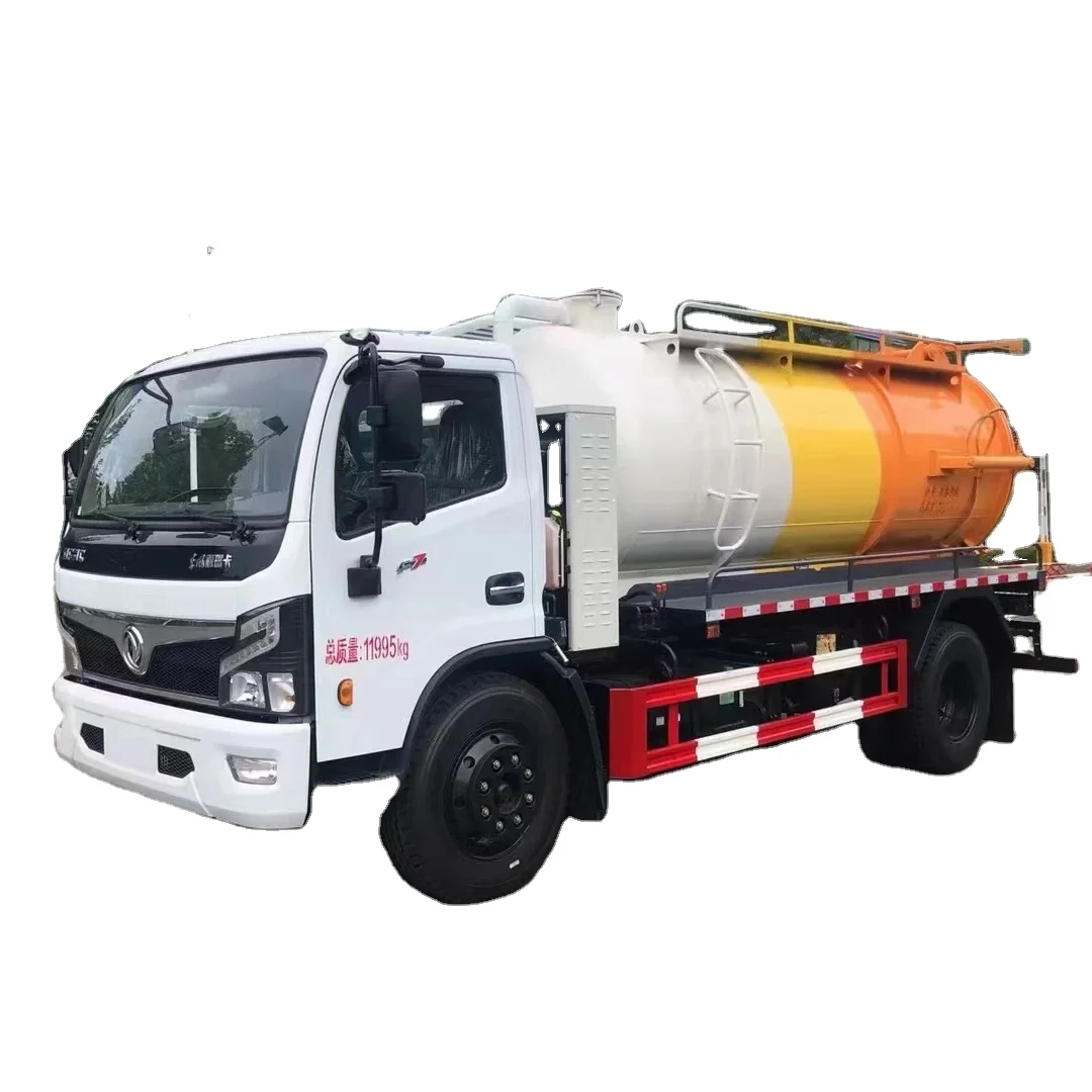 Suction Car 10m3 Six-wheeled 4x2 Dongfeng Vacuum Suction Car Cheap ...