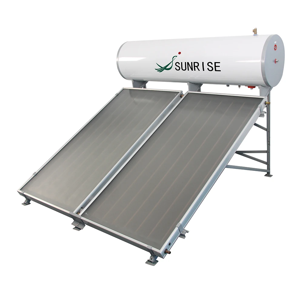 300 Liters Pressurized Flat Plate Solar Energy Hot Water Heater Geyser ...