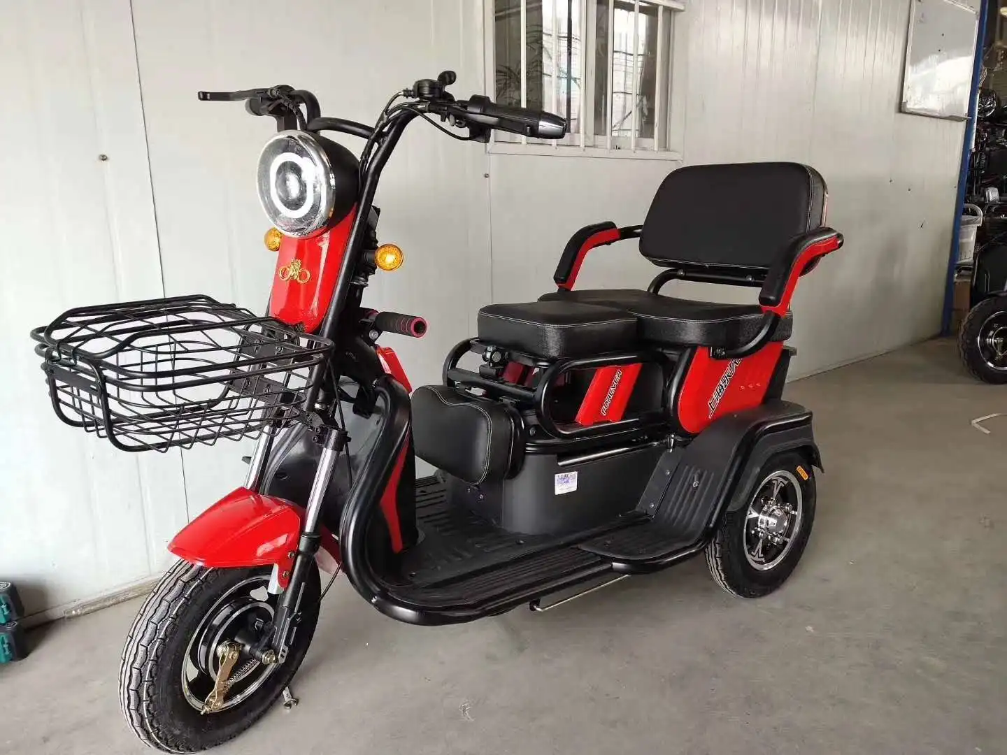 48v 500watt Electric Pedicab Tricycle for Handicapped People