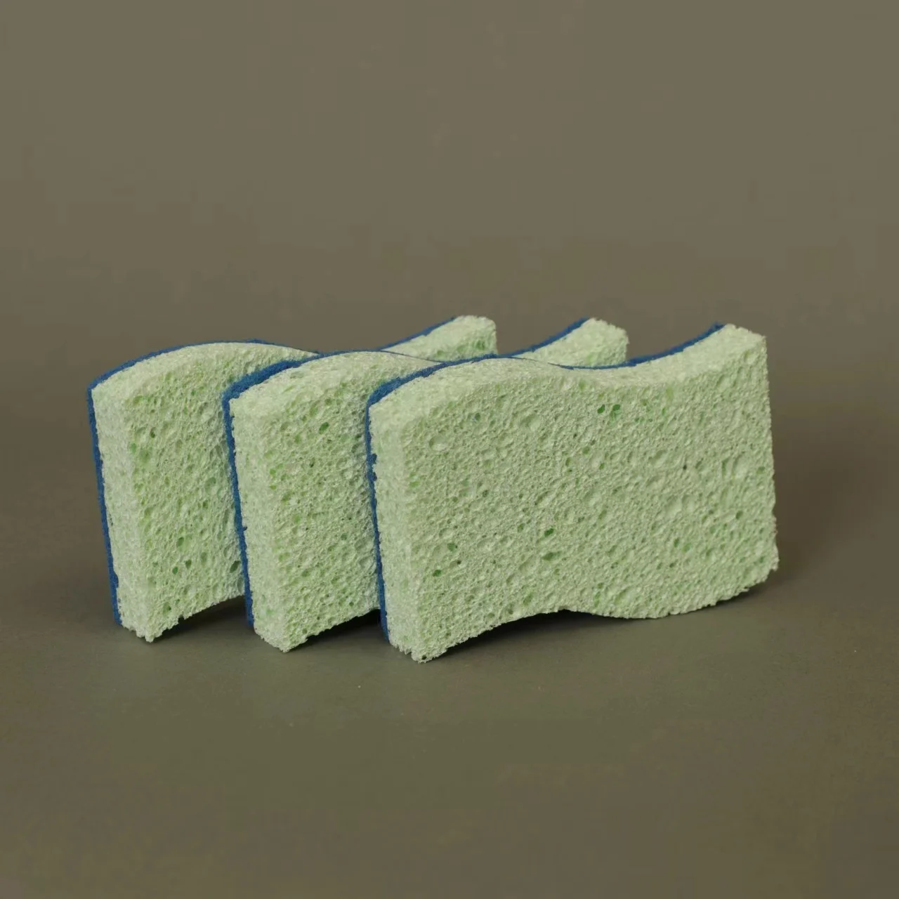 Heavy Duty Scrubber Compound Cellulose Sponge Kitchen Cleaning Dish ...