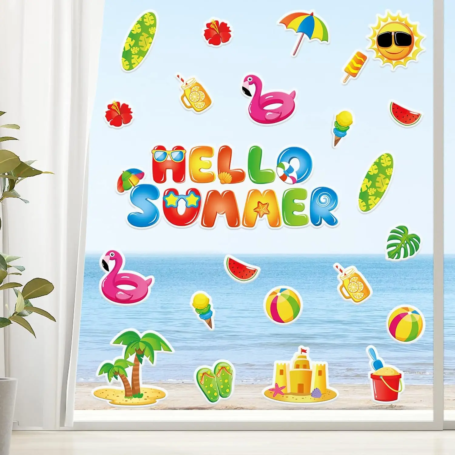 Wholesale Customized High Quality Gel Window Clings Jelly Window Cute ...