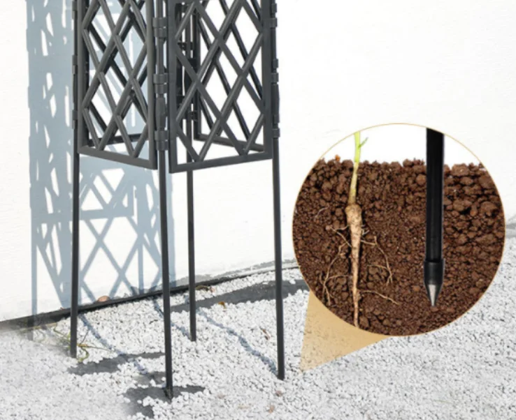 Baroque Flower Frame Plant Climb Hanging Frame Trellis Plant Support Fence Garden Tower Obelisk ...