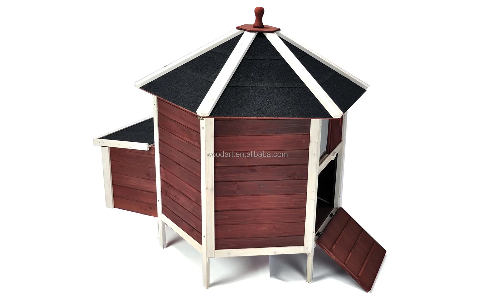 Outdoor Large Wooden Hexagonal Chicken Coop - Buy Hexagonal Chicken ...