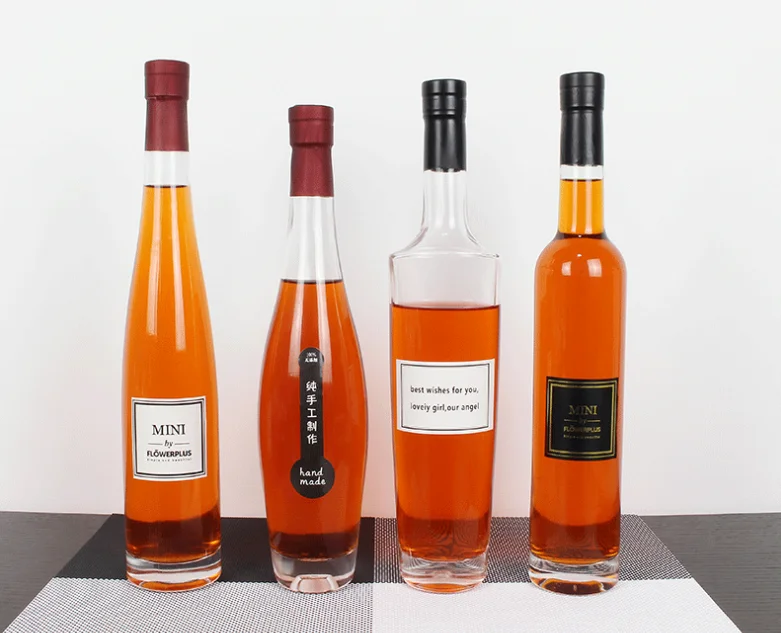 Long Neck Empty Beverages Liquor Bottle - 375 Ml Alcohol