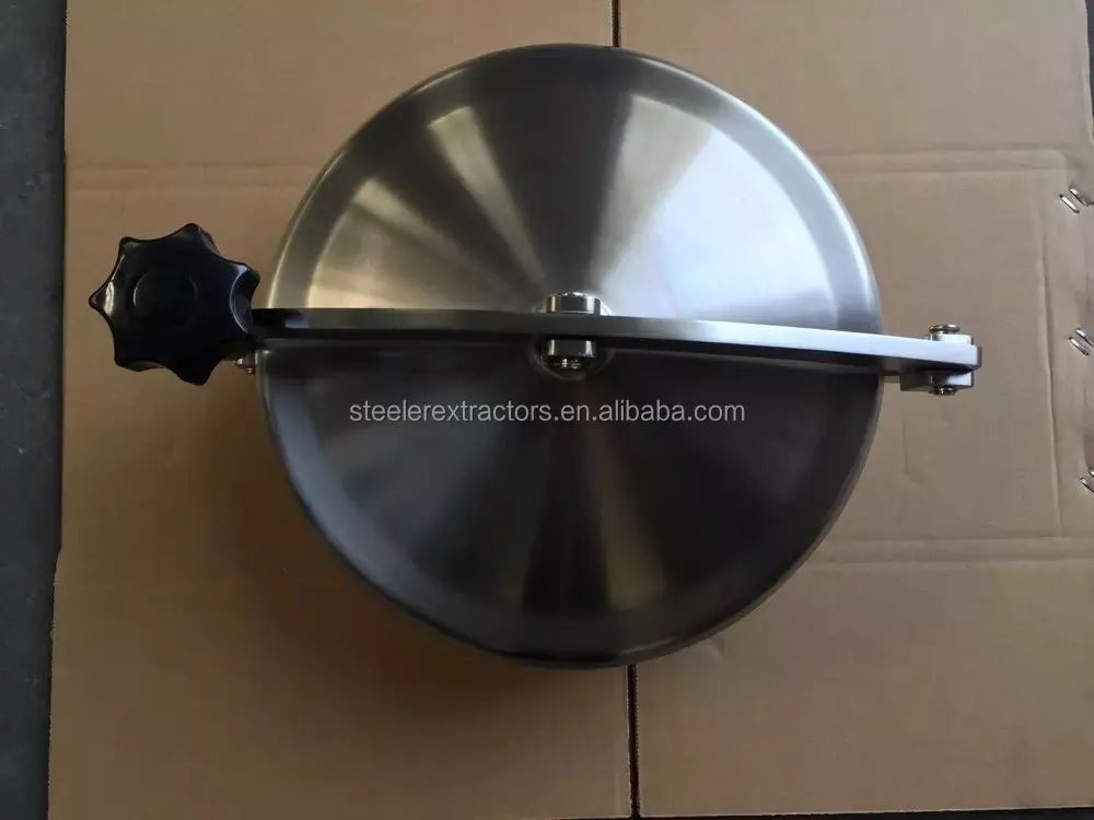 Sanitary Stainless Steel Round Water Tank Manway Manhole Cover For ...