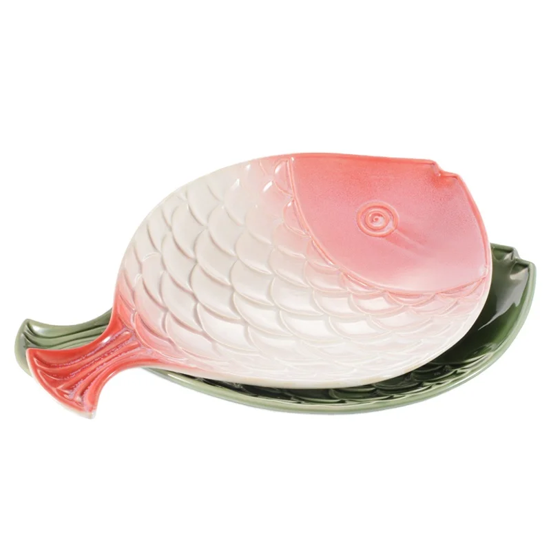 Large Serving Platters - Fish Shape Dinner Plates