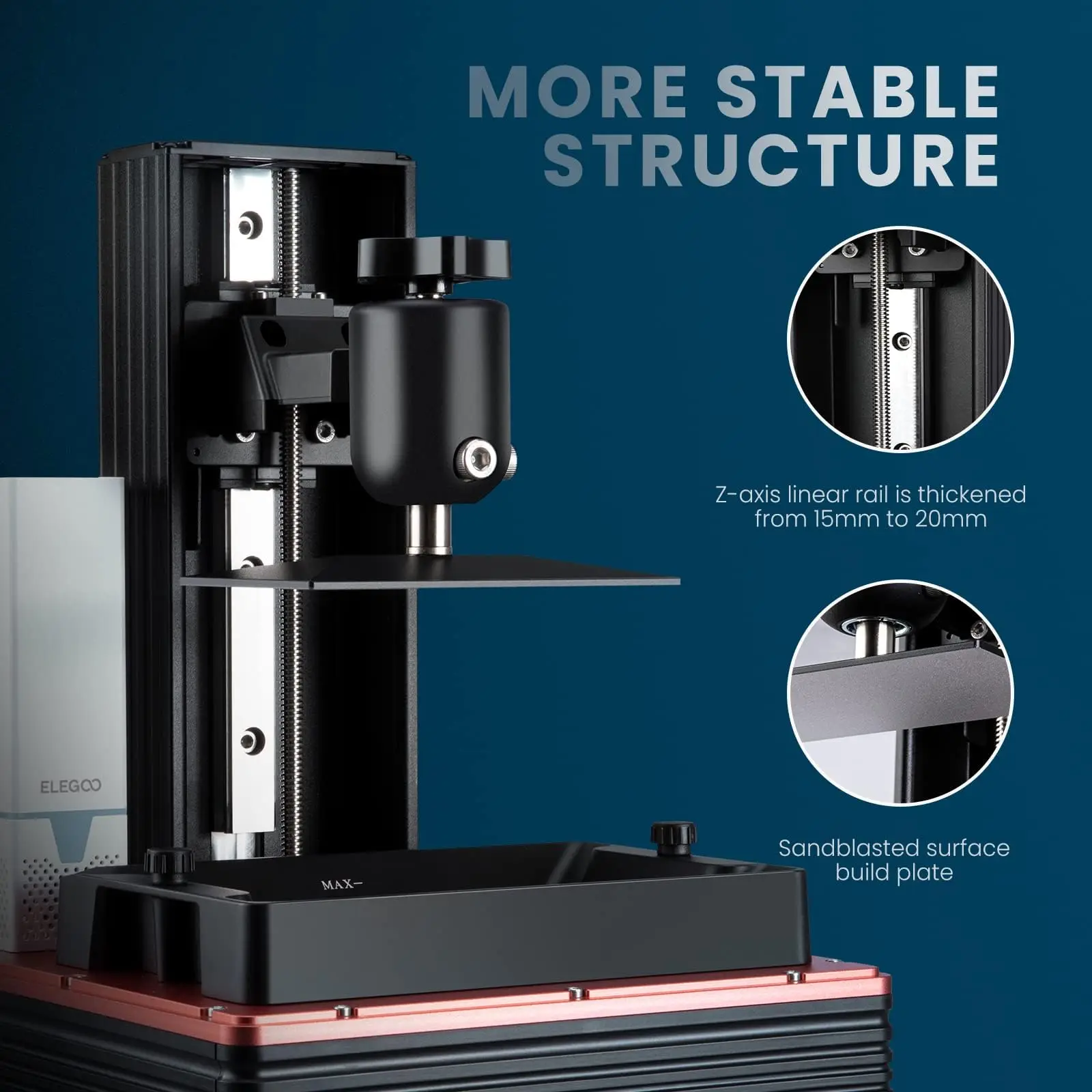 ELEGOO Mars 4 DLP Mars 3D Printer 2W+ Hours Lifespan Light Curing Home ...