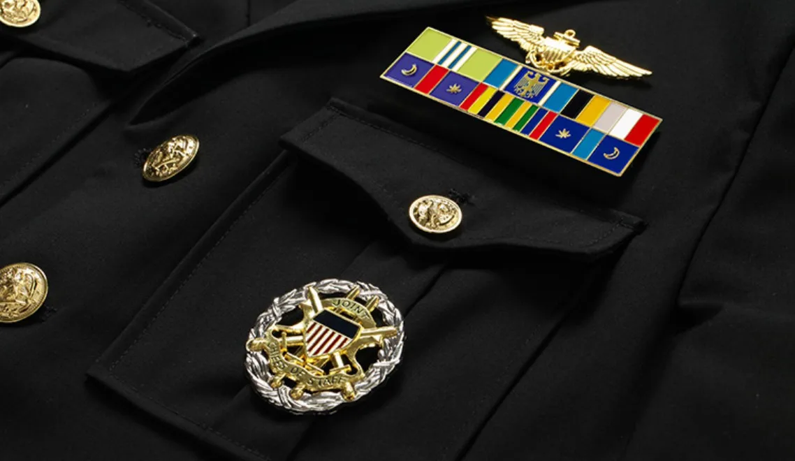 Wholesale Custom Security Commander Officers Dress White Jacket