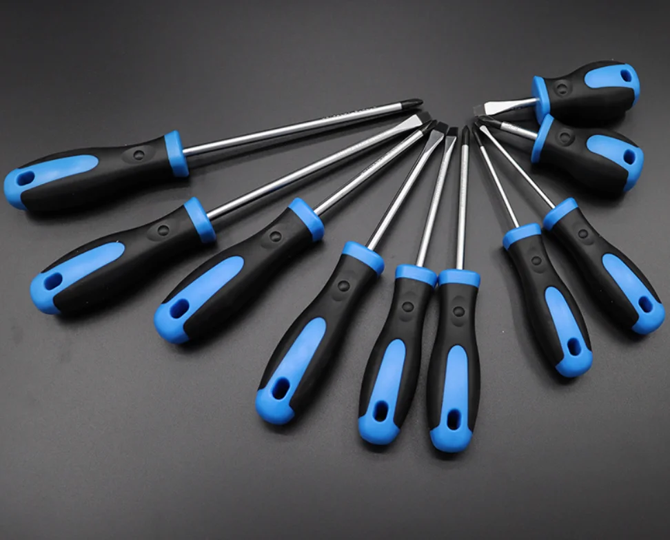 Multi-purpose CR-V Bar TPR+PP Handle Screwdriver - 3 Year Warranty